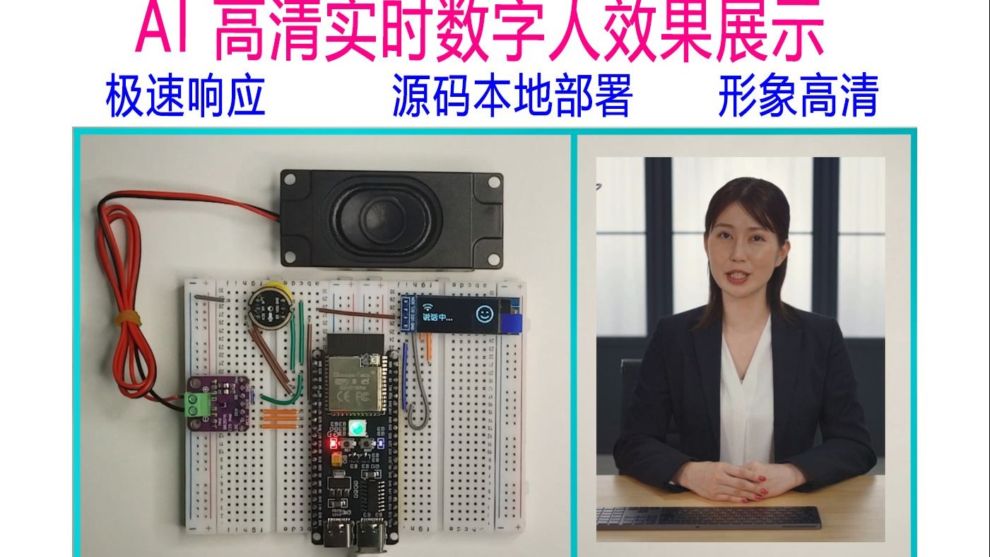 AI 高清实时数字人展示(二)