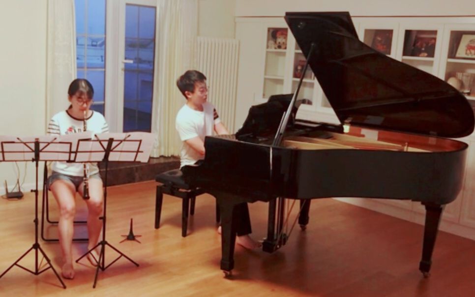 烟火室内乐【钢琴+双簧管】《幽灵公主》主题曲 演奏+动画混剪 耳机...