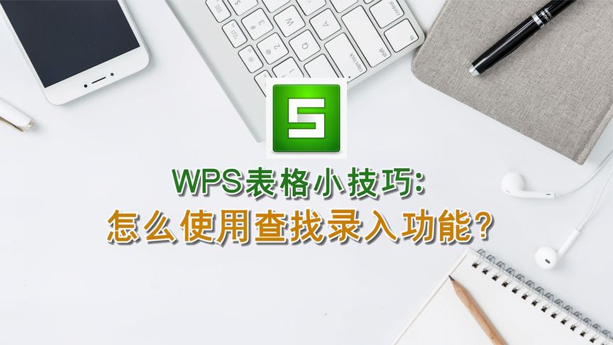 WPS表格小技巧:怎么使用查找录入功能?