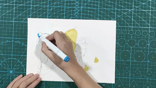 孔融让梨 ,卡通人物画,中华美德小故事