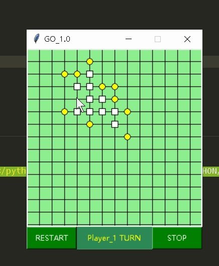 【五子棋gomoku Gui】python实现双人对战五子棋小游戏