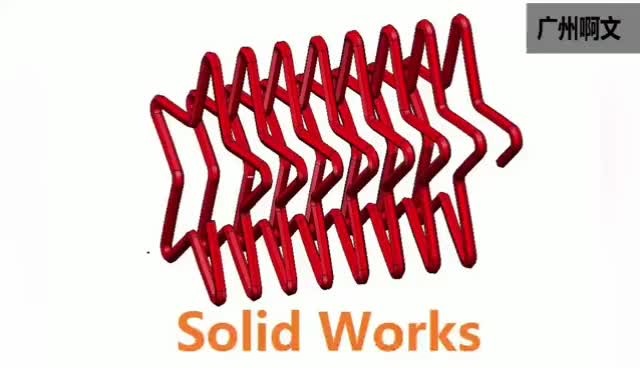 Solidworks 交叉草图建模五角星#中国制造 #模具 #钣金 #机械 #设计 #...