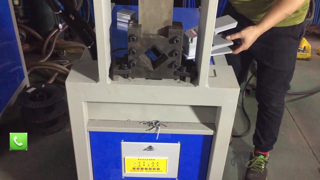 40x60 40x20扁管冲断电动机. 半自动液压.全自动液压冲孔,多功能使用,...