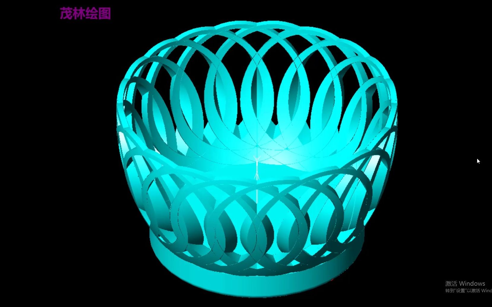 挑战中望CAD--美丽的花盆