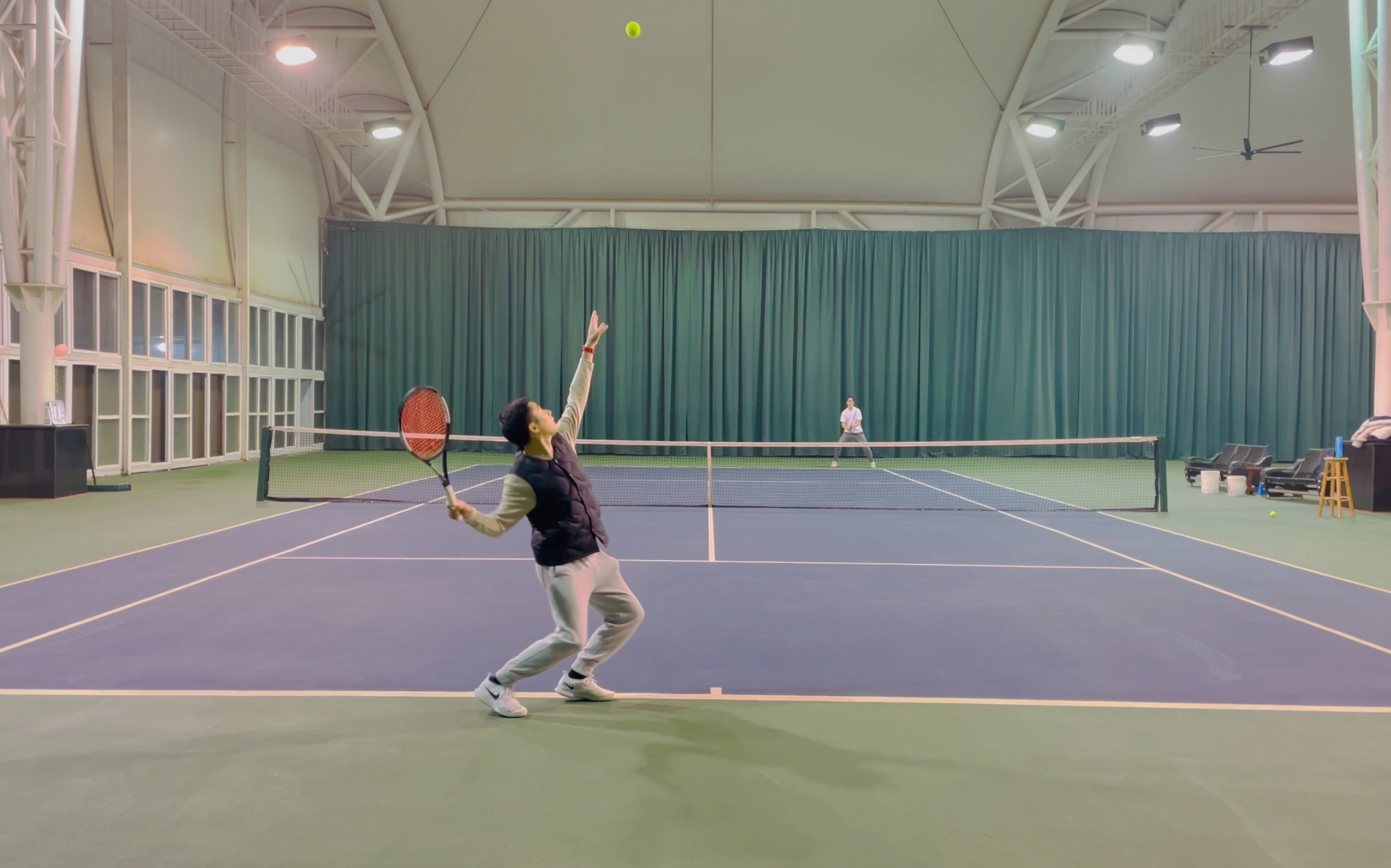 在江滩网球场和97 的训练HL