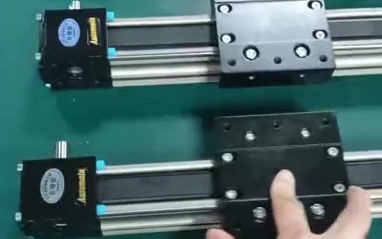 这个同步带直线模组太滑了,客人很喜欢