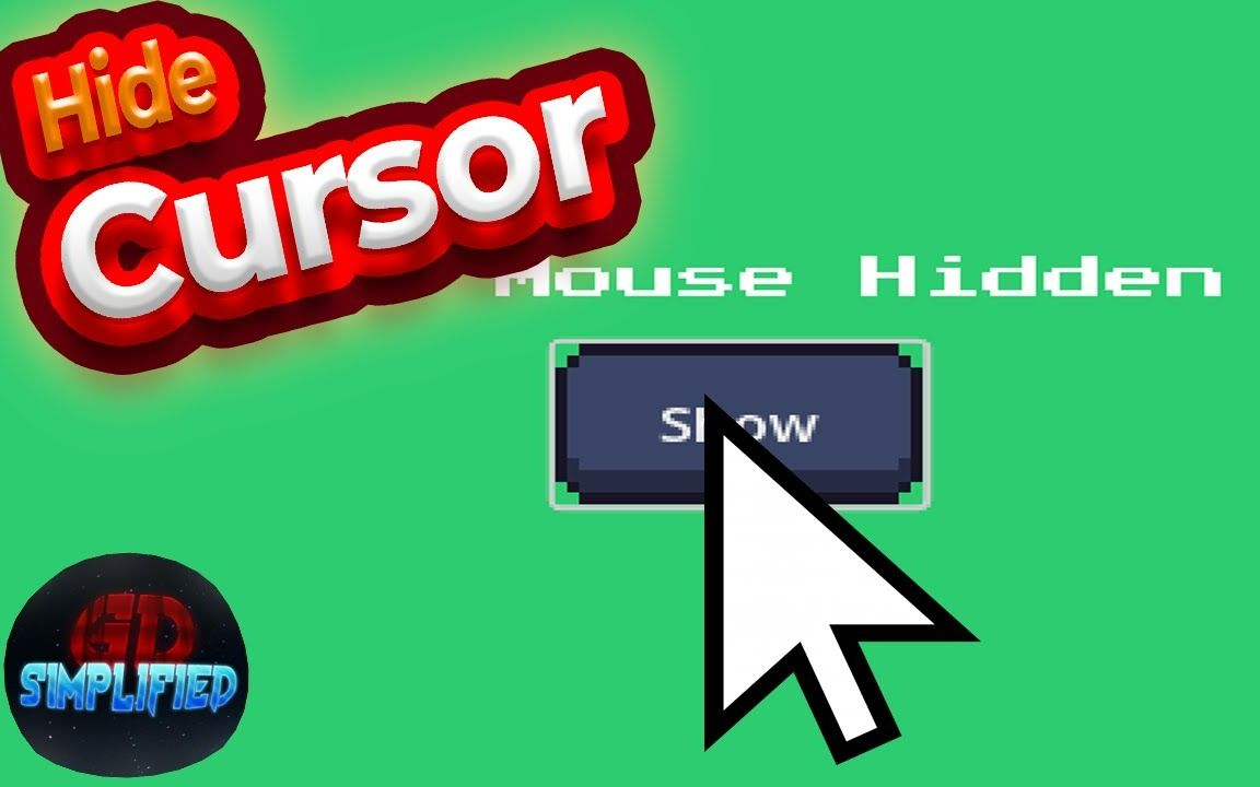 Godot 4 中文教程:如何在 Godot 4 中隐藏鼠标光标!