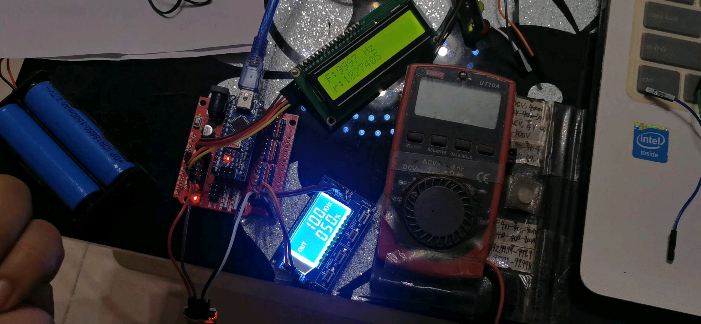 0-10kHz蓝牙频率计数器