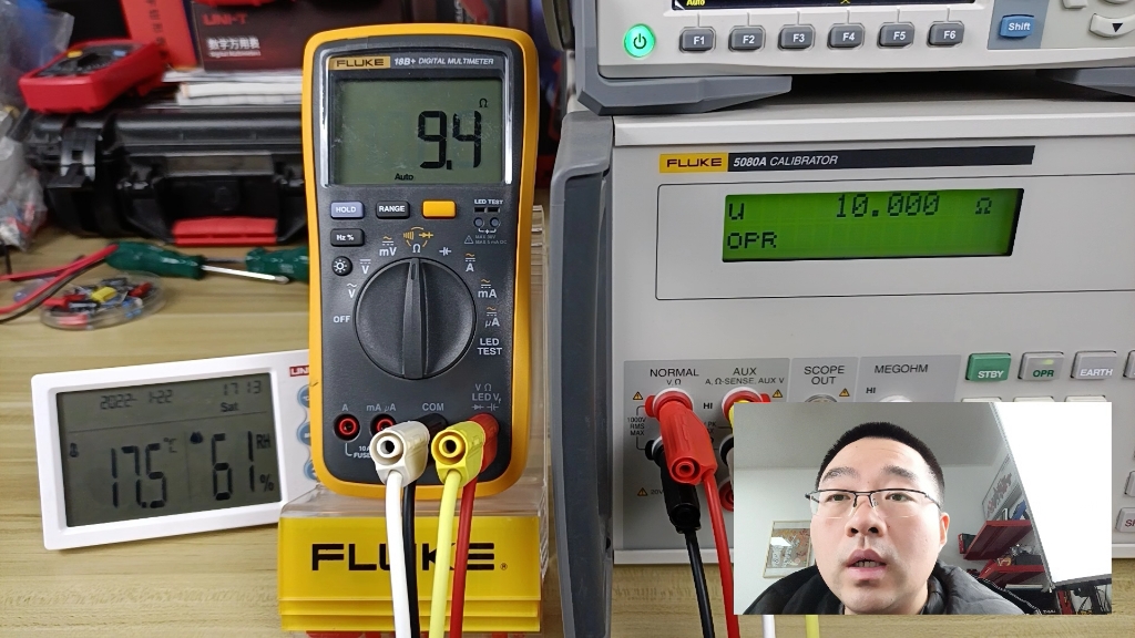 FLUKE福禄克18B+万用表电压,电阻,电流按照用户的检测流程完整检测