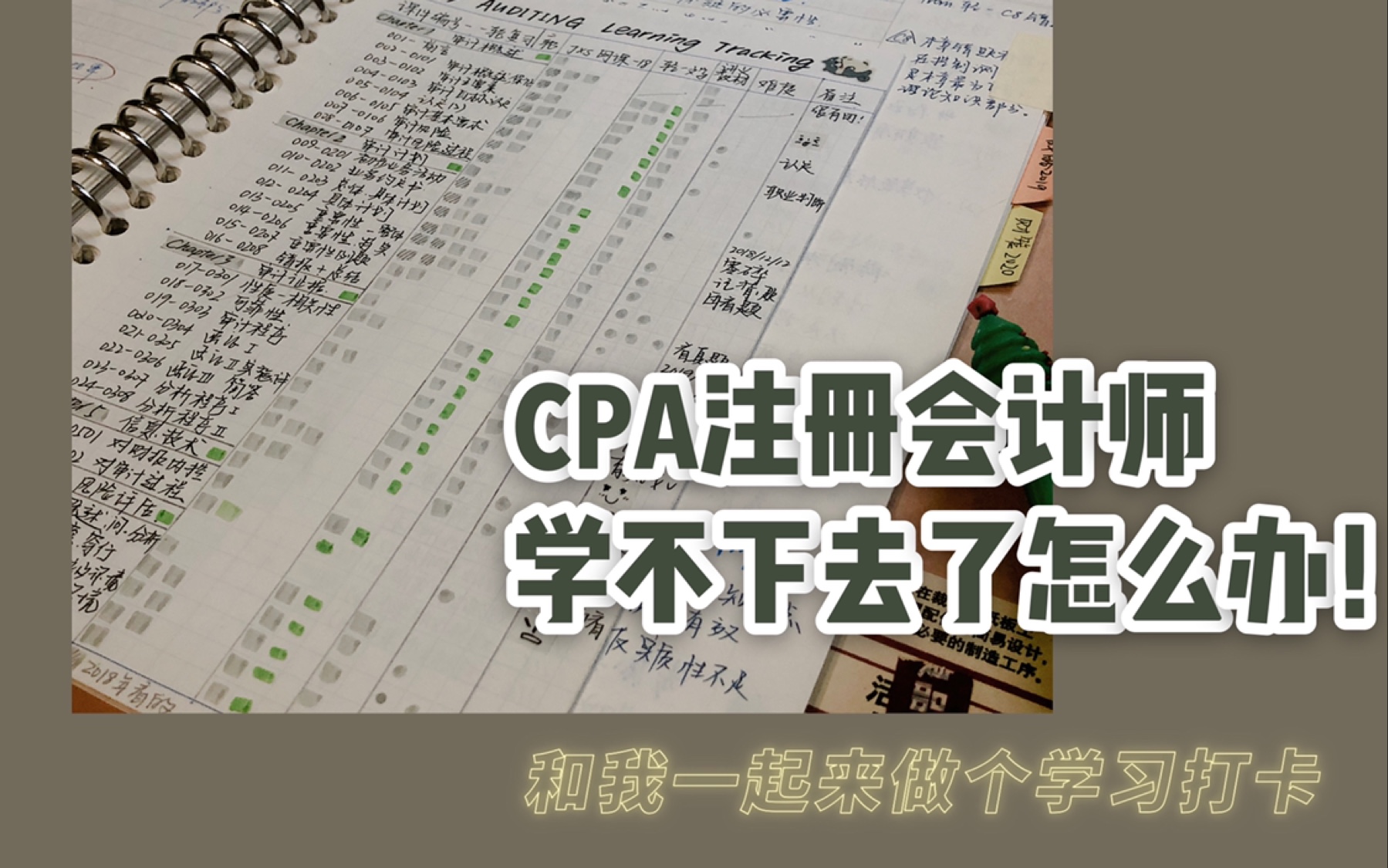 【呱呱の干货】怎样做注册会计师学习打卡tracking | 高效备考 | 妈妈...
