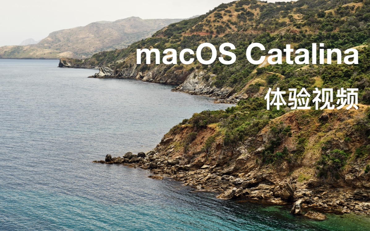 macOS Catalina完整体验视频