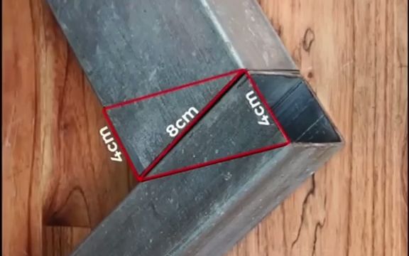 教你如何完美直角连接两个粗细不一的钢管