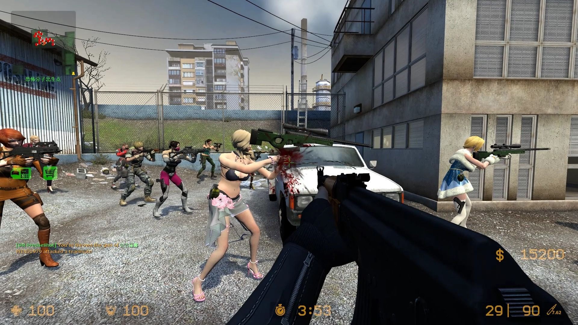 CS起源:战斗天使-武器击落展示