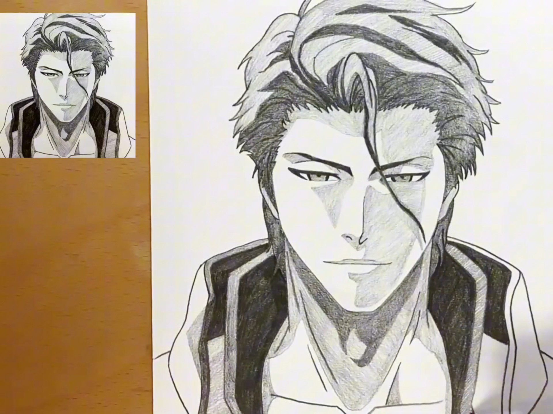 如何绘制《死神》简易动漫素描教程__ 分步绘画教程