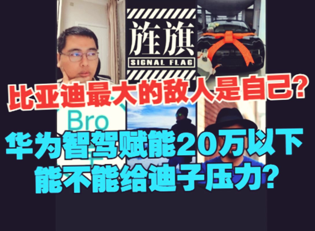 比亚迪最大的敌人是自己?华为智驾赋能20万以下,能不能给迪子压力?(...