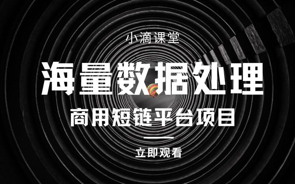 【小滴课堂】跳槽互联网大厂必备简历项目-微服务架构-海量数据处理...