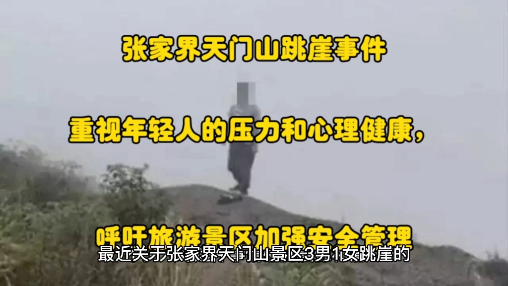 重视年轻人的压力和心理健康,呼吁旅游景区加强安全管理