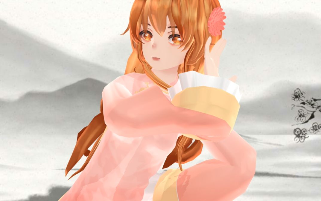 【aphMMD】晓梅的54s霜雪千年(纯新手第一次mmd制作尝试)