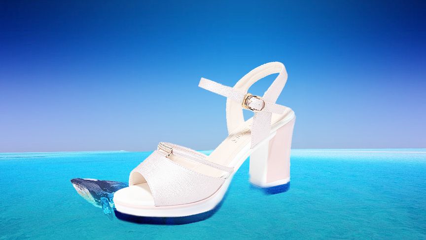 PS教程|鞋子海报制作1