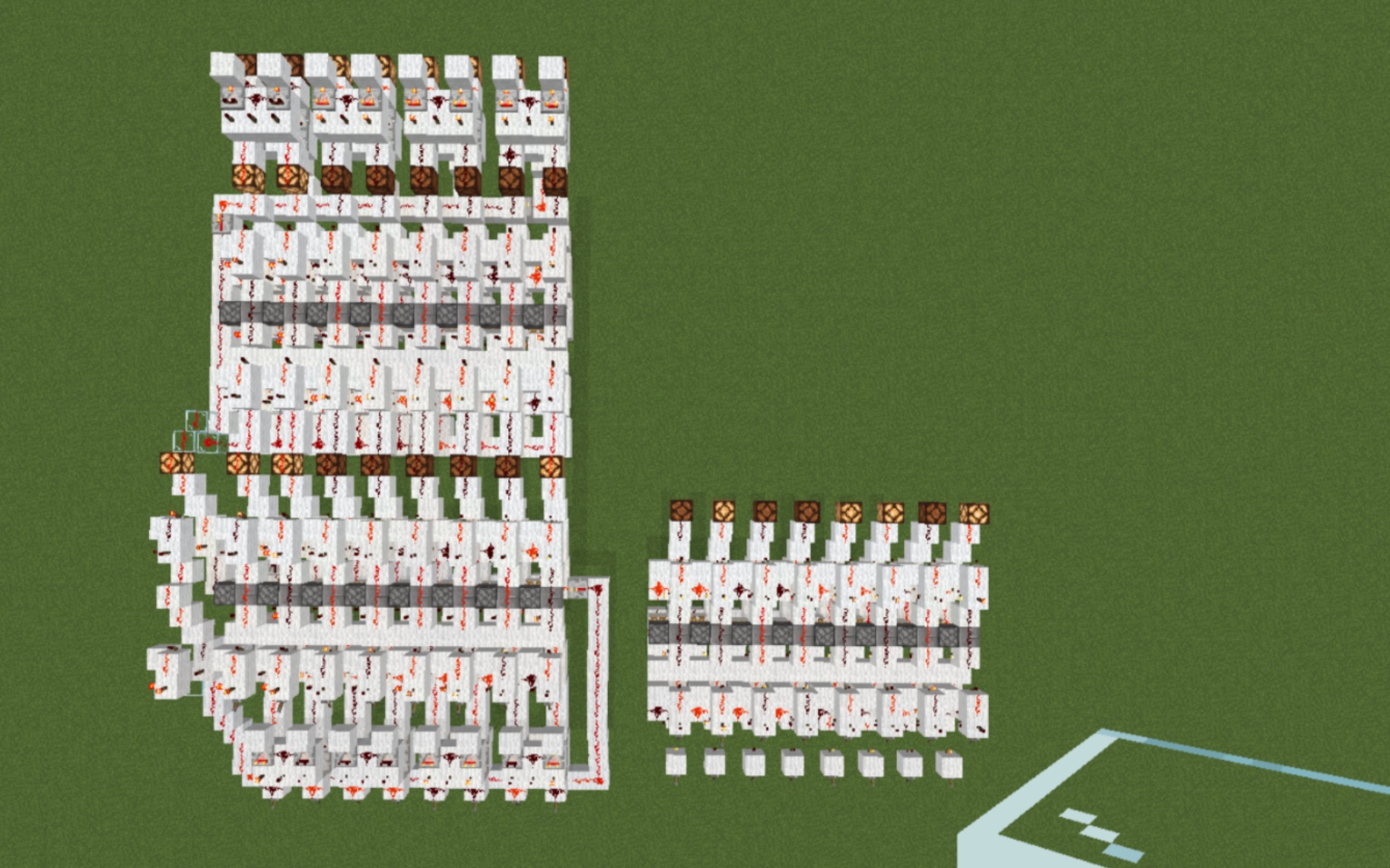 红石计算器教程(3):减法器