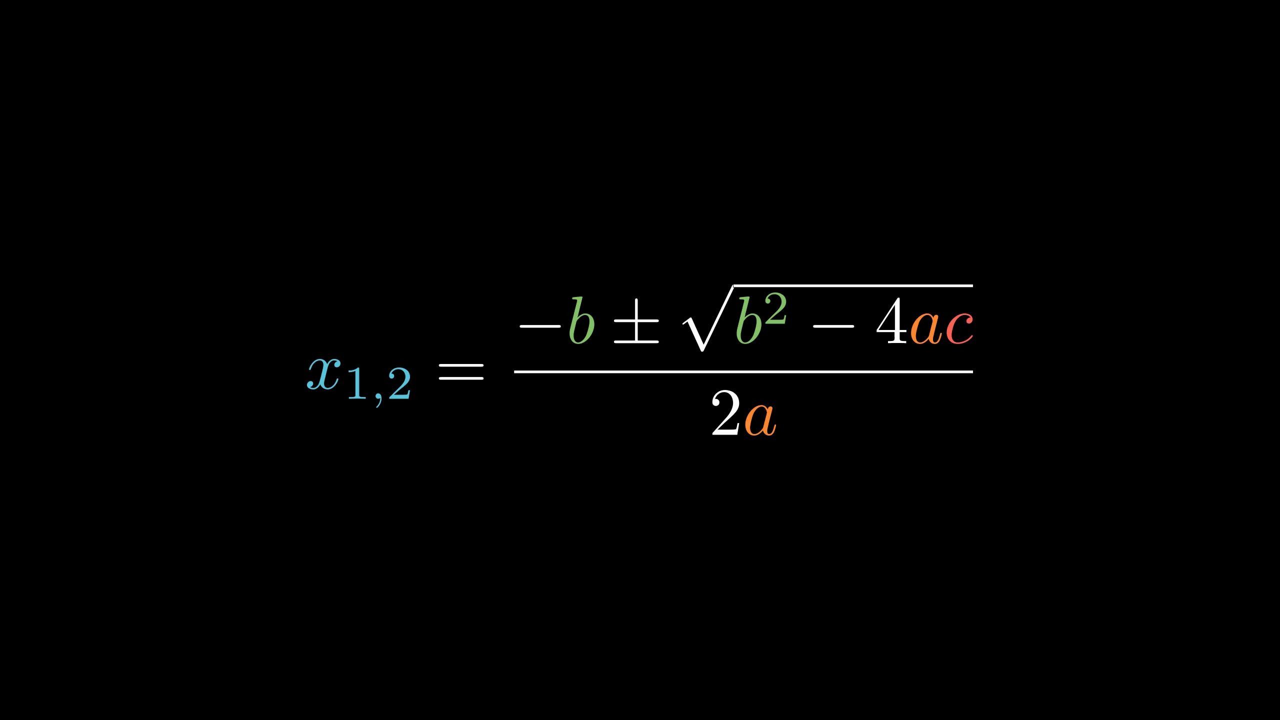 一元二次方程求根公式的推导过程（七年级学生使用Manim制作）