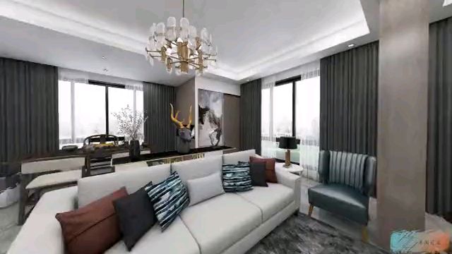 低价制作全景单张效果图#全屋定制