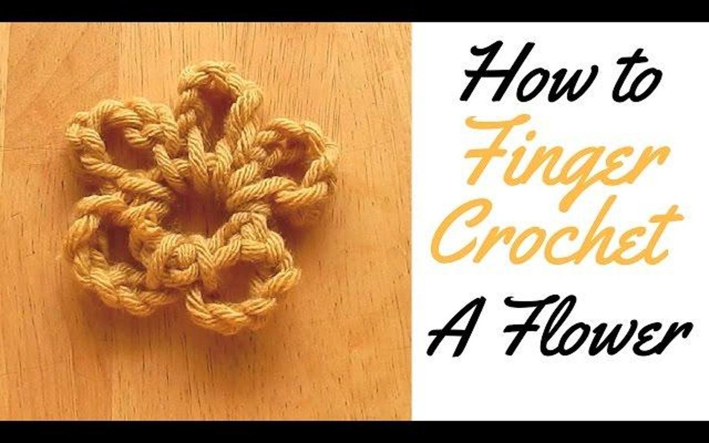 如何用手指钩针编织花朵-初学者钩针编织花卉基本指南
