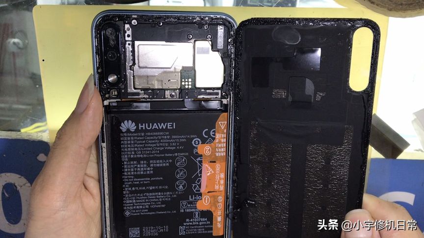 华为畅享10爆屏修复,畅享10拆机视频