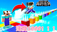 我的世界拥有速度1000一步最高能跳多少格子?