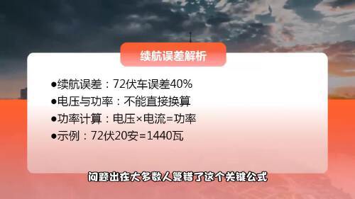 72伏电动车电池到底能跑多快?揭秘真实功率,别再被商家忽悠了!