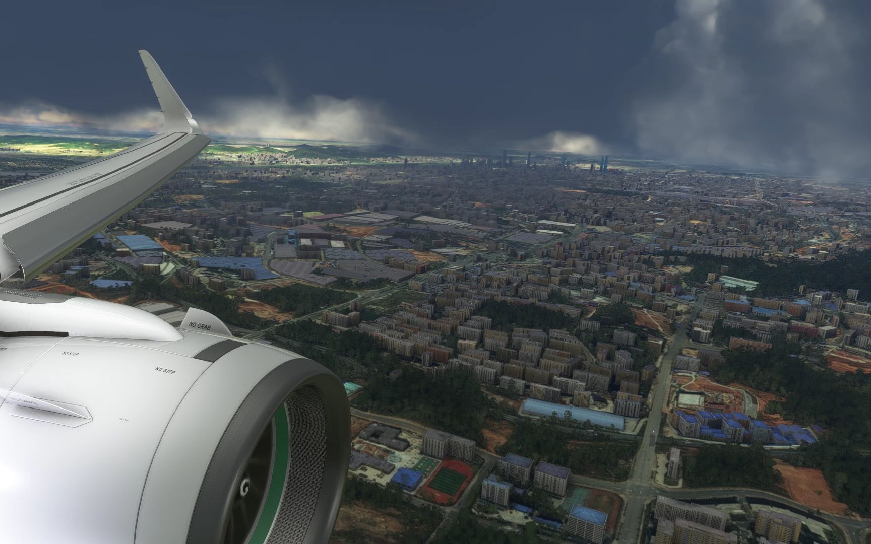 微软模拟飞行2020第105集:俯瞰湘江,醉美长沙,媲美现实的飞行体验