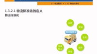 1.3.2.1 物流标准化的定义 《物流师(仓储配送)三级》