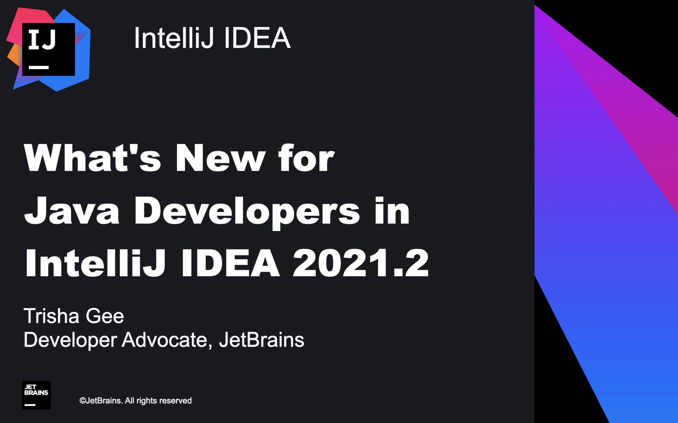 IntelliJ IDEA 2021.2 现已发布!