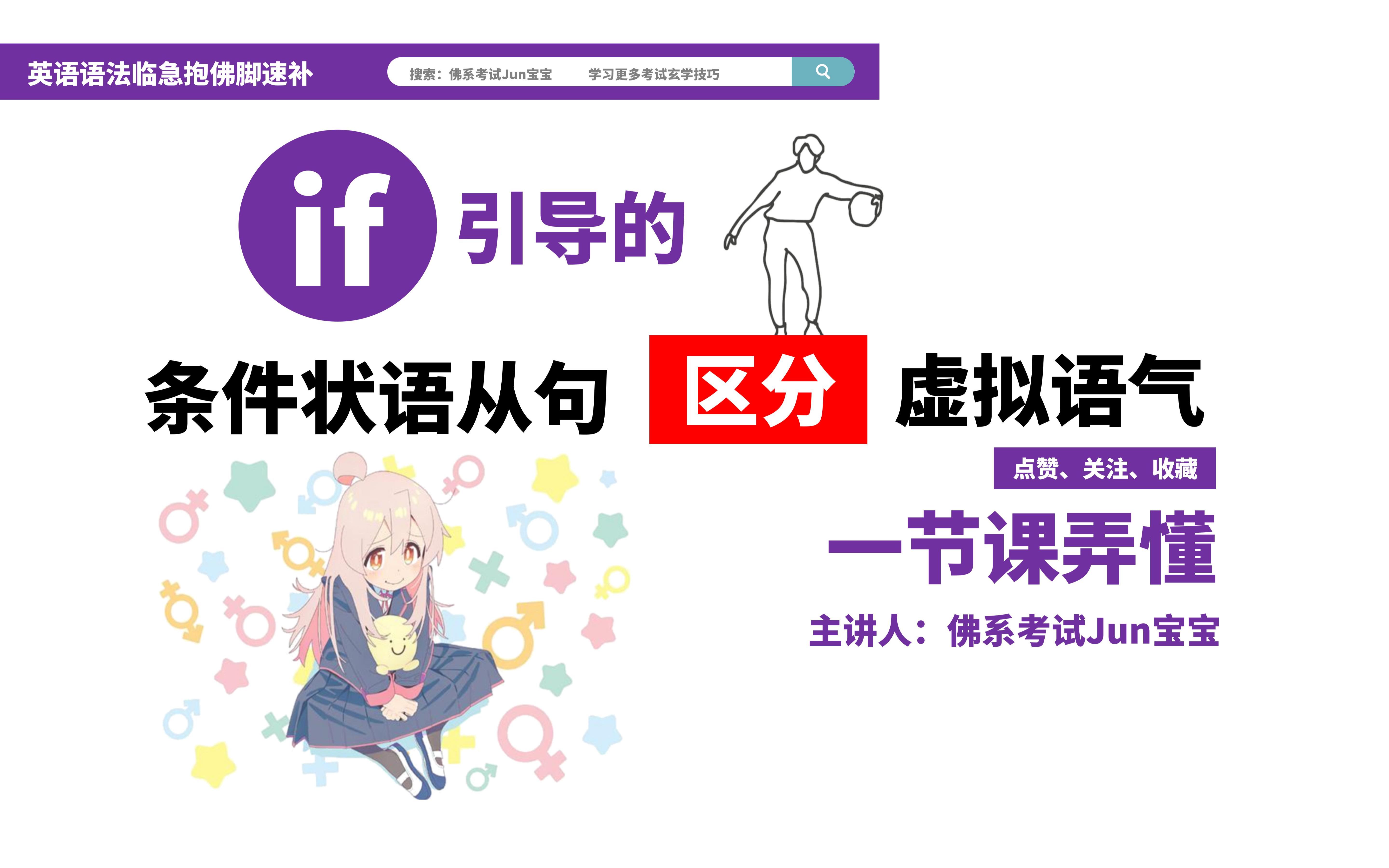 一节课秒懂if引导的条件状语从句与虚拟语气(错综时间状语从句)