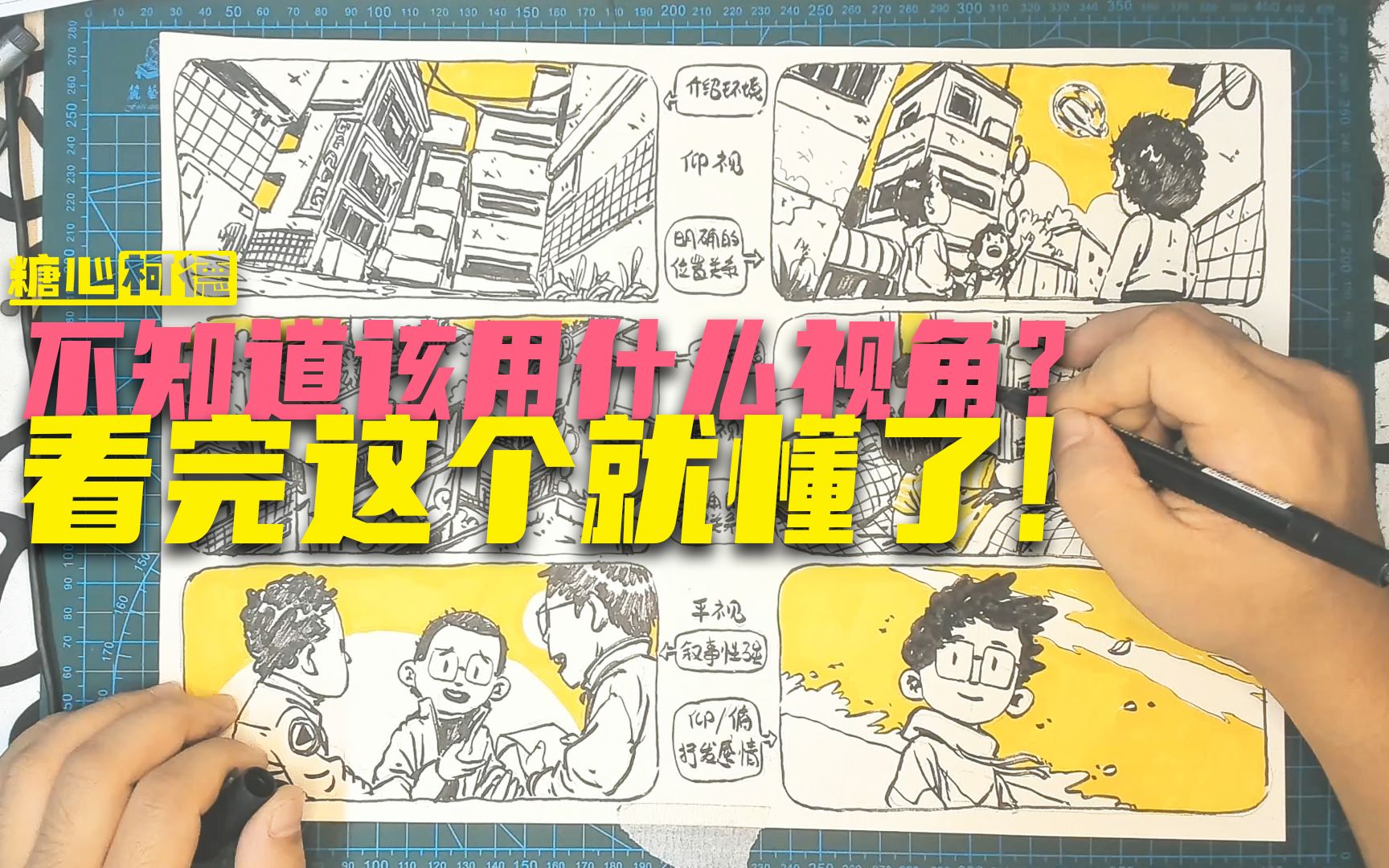 『动漫手绘』分镜技巧篇:不知道该用什么视角?看完这个就懂了!|动画|...