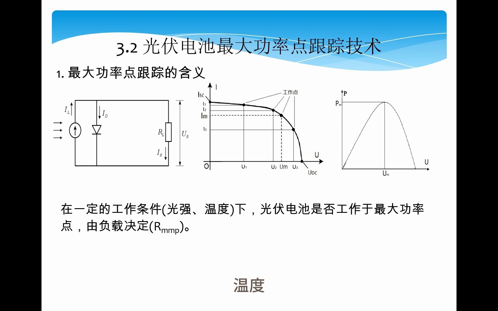 光伏电池最大功率点跟踪(一)