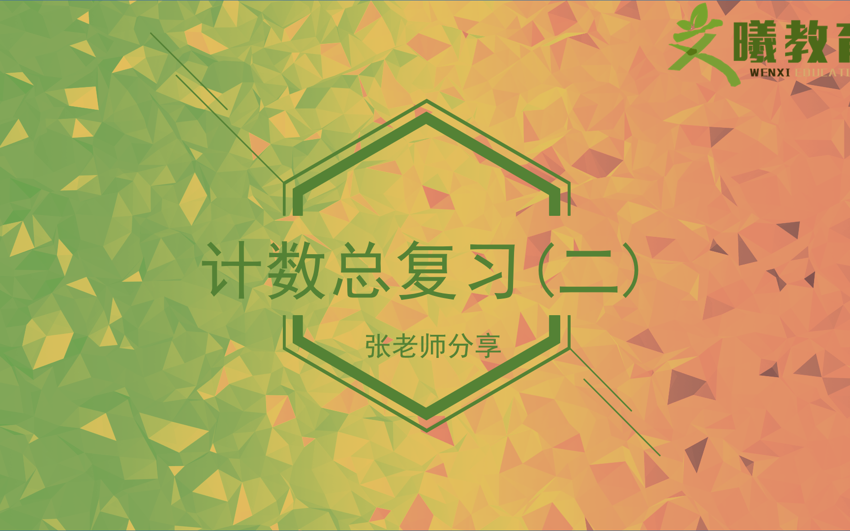 计数总复习2