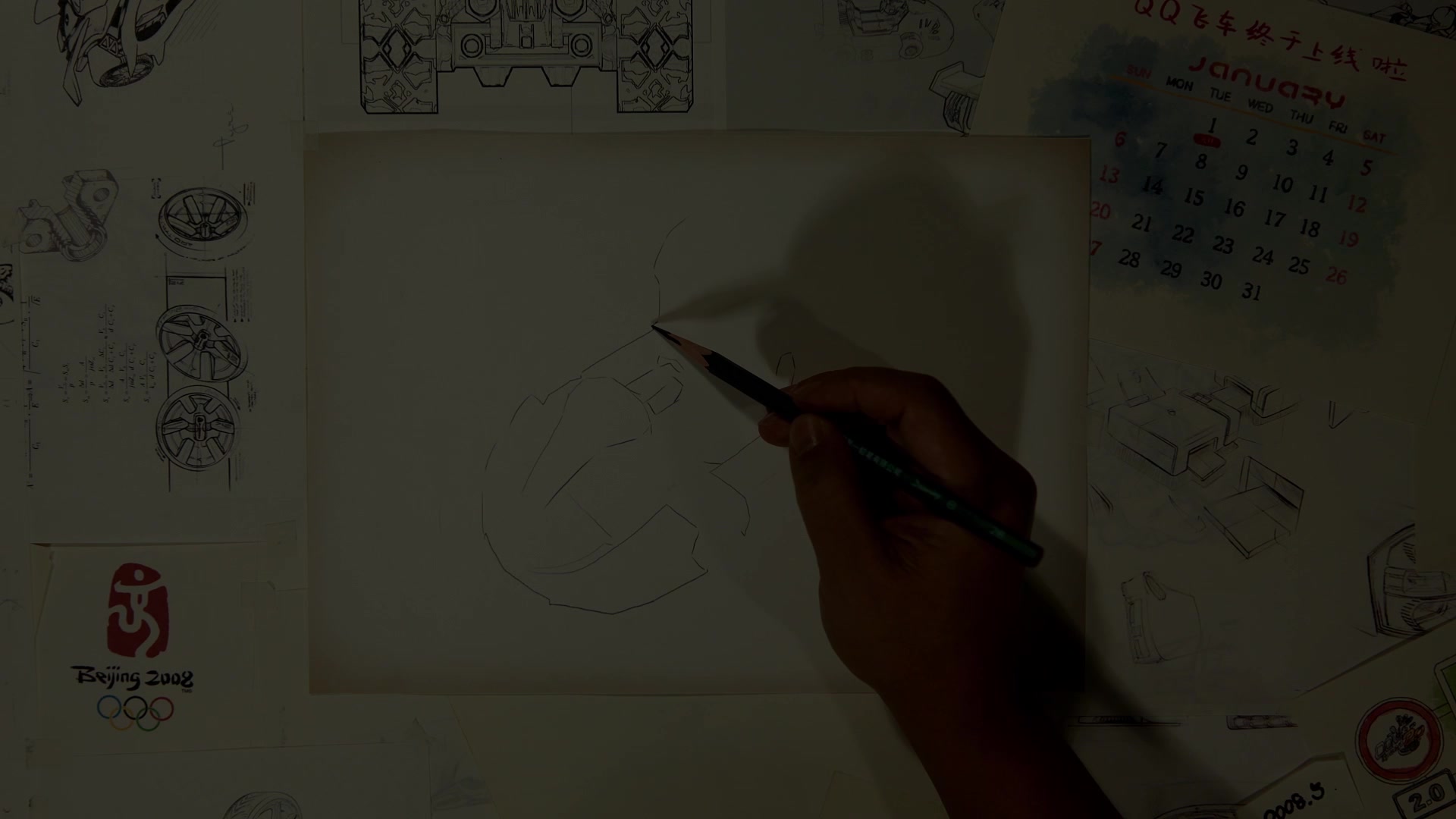 1000张手绘重温QQ飞车10年经典瞬间 你能找出多少小秘密?