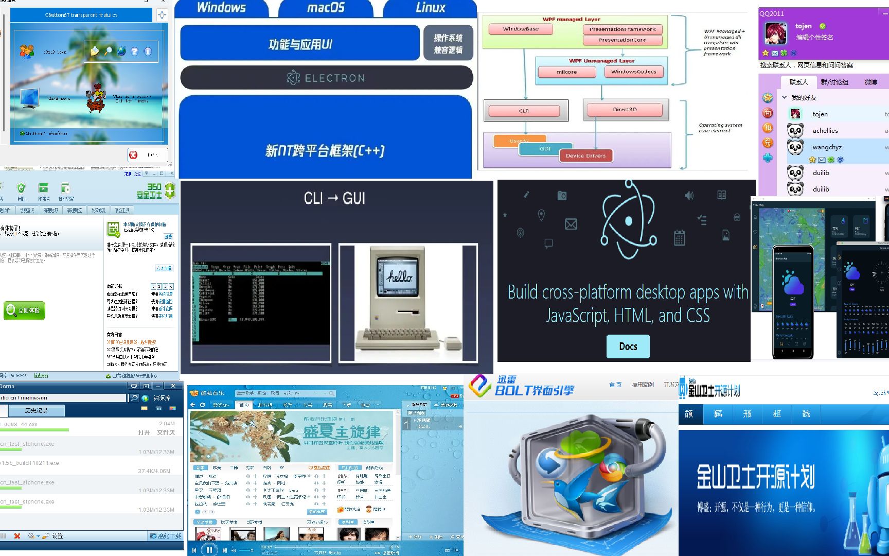 PC桌面客户端GUI开发漫谈