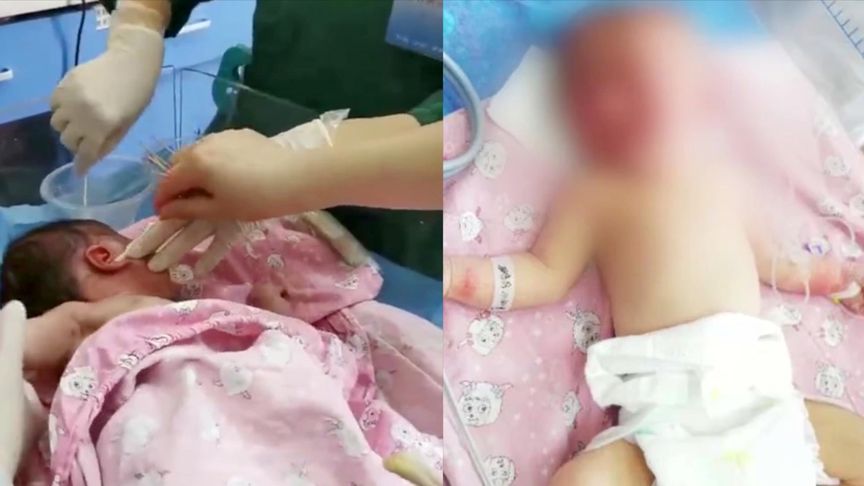 江西一女婴被遗弃在健身房后院,被发现时耳朵爬满蛆虫,浑身泥土