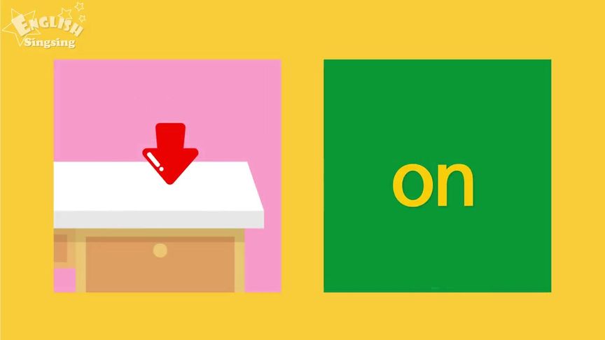 【B老师●推荐】英文动画--介词,让孩子感知方位介词