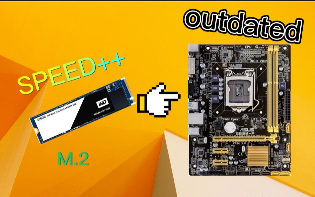 【硬核】如果旧电脑也能用上M.2固态硬盘(B85主板)