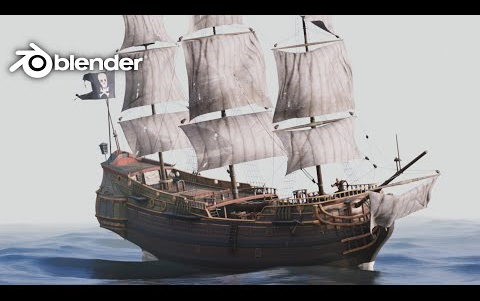 Blender电影级海盗船动画制作教程
