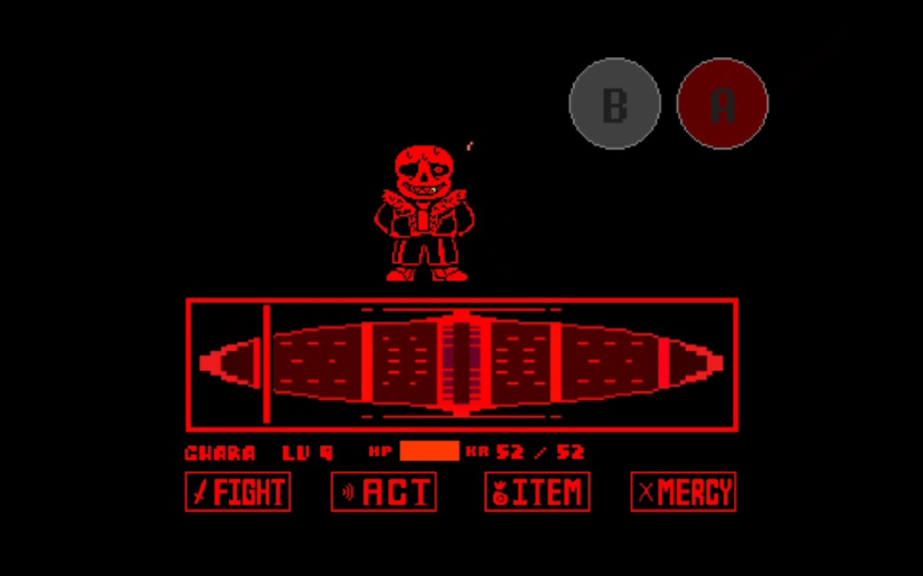 [模拟器]残暴sans一阶段理论无伤!(非一命)