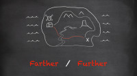 Farther 和 Further 都是 far 的比较级，有区别吗？ [基础篇][形容词]