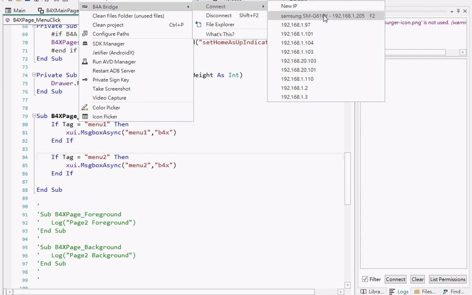 B4X實驗_Android APP手機開發工具--B4A 多頁面,使用B4XPages (...