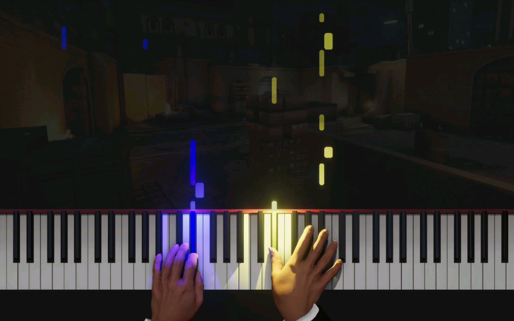 【特效钢琴】CSGO主题曲(AI特效钢琴)