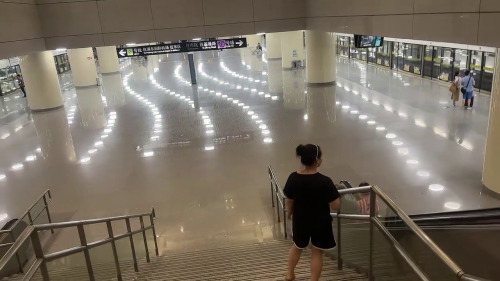 上海地铁站,都这么豪华