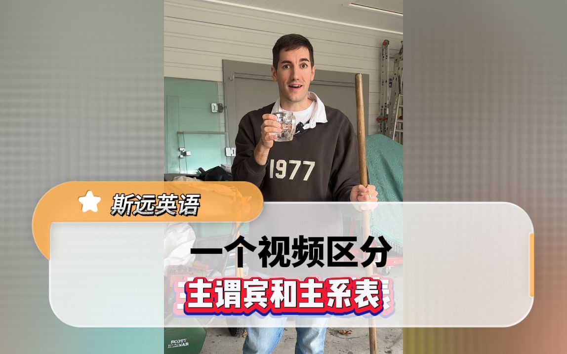 主谓宾和主系表是什么