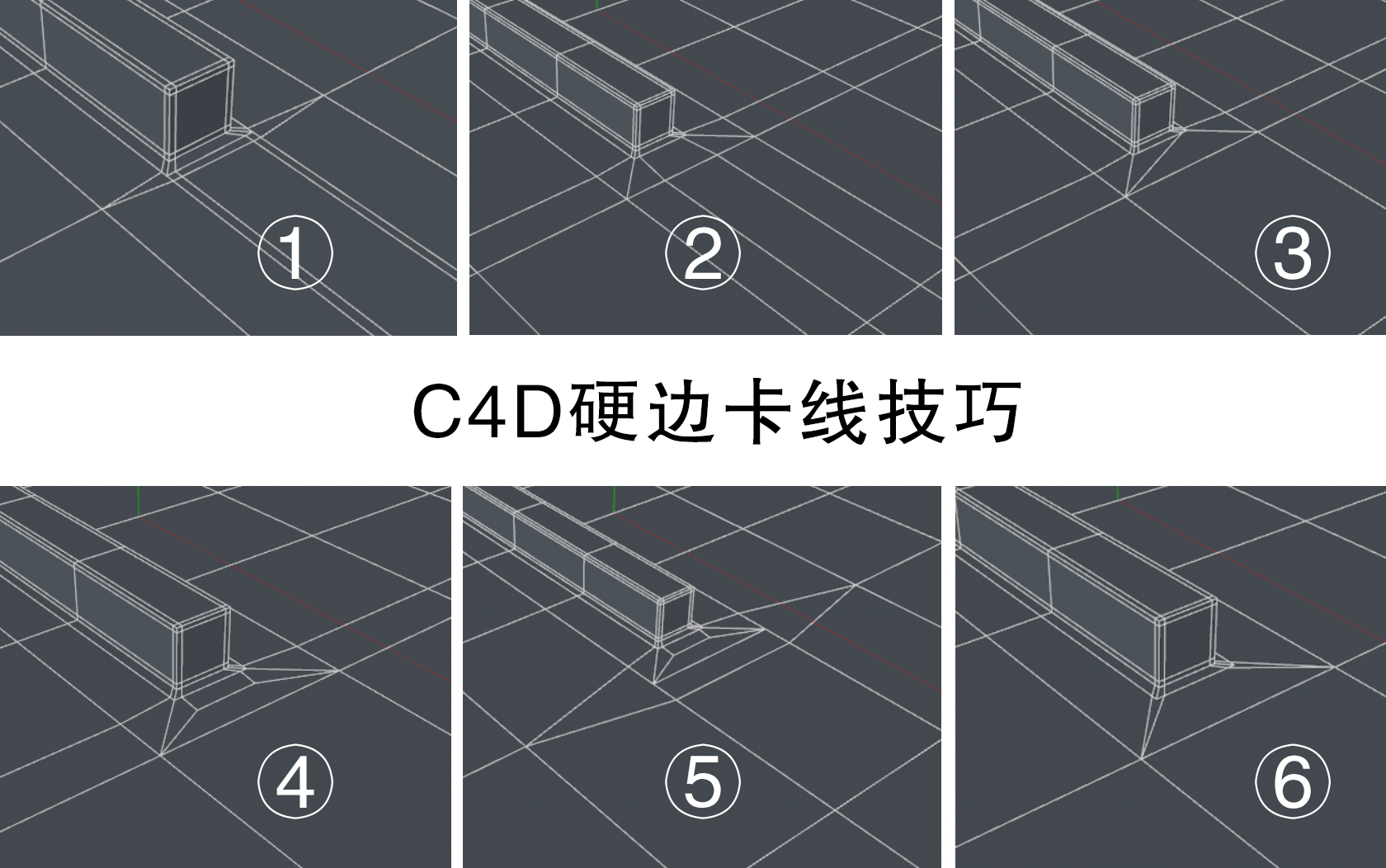c4d基础卡线技巧优化